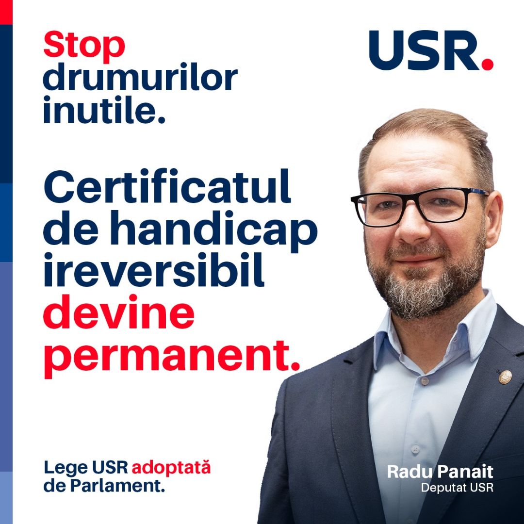 Proiect USR, adoptat: Certificat pe perioadă nedeterminată pentru ...