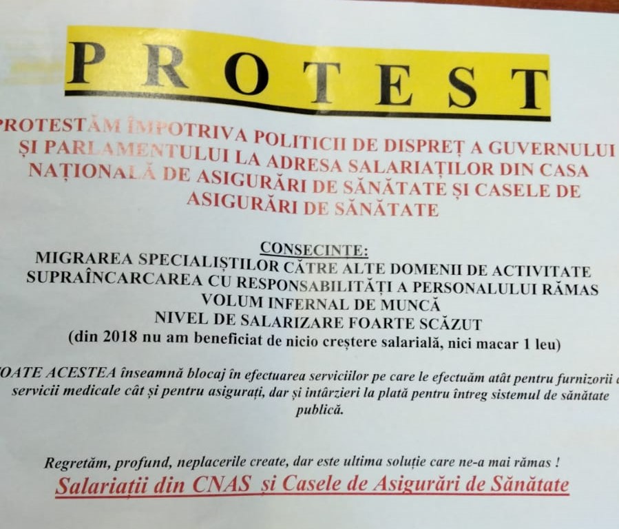 Mesaje de susținere pentru PROTESTUL salariaților de la Casa de ...
